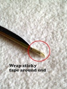 fit new sponge to a knitting machine sponge bar, knitmaster brother