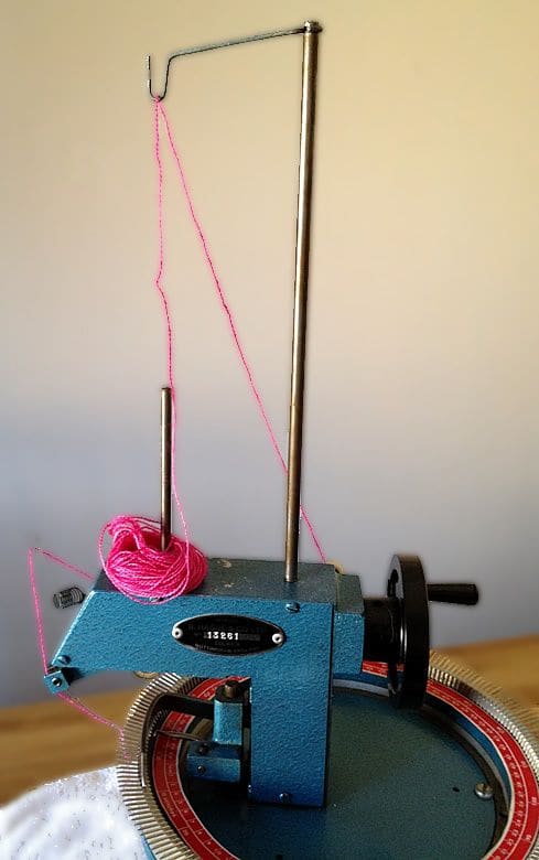 Hague linker using it to join a knitted top at Xena Knits