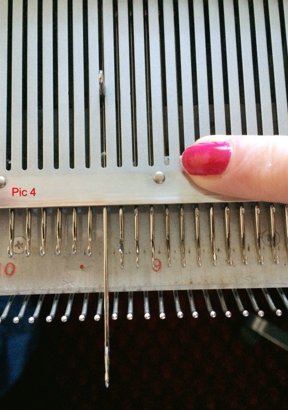 How to replace knitting machine needle on your home knitting machine