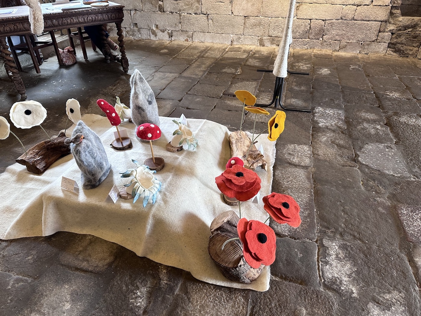 Our knitting holiday visiting a felting exhibition. – Xenas Knitting ...